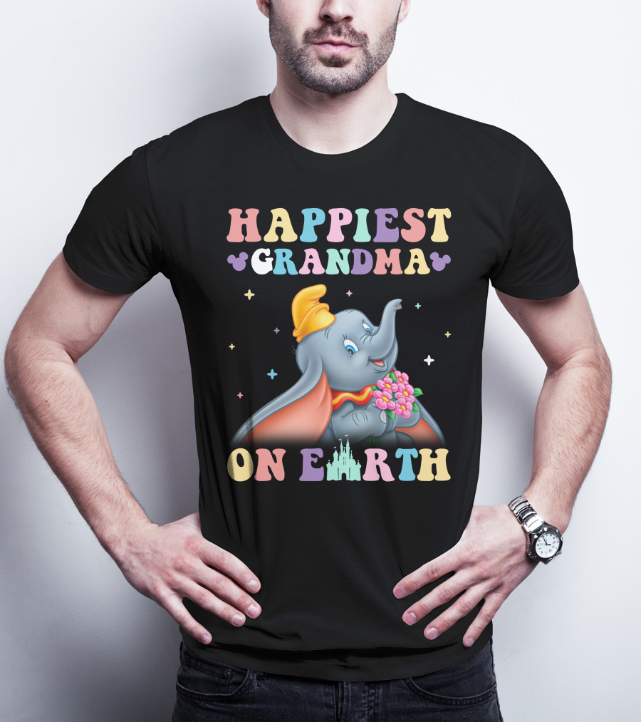 Dumbo Happiest Grandma On Earth T-Shirt