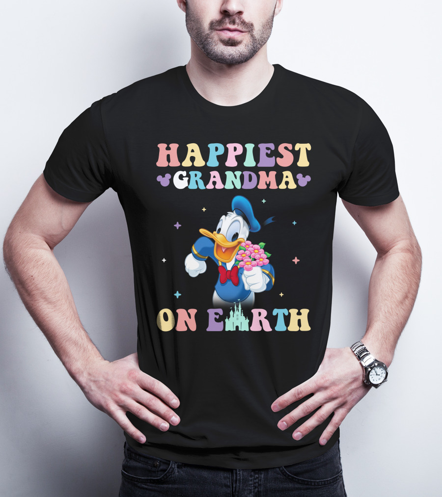 Happiest Grandma On Earth Donald T-Shirt