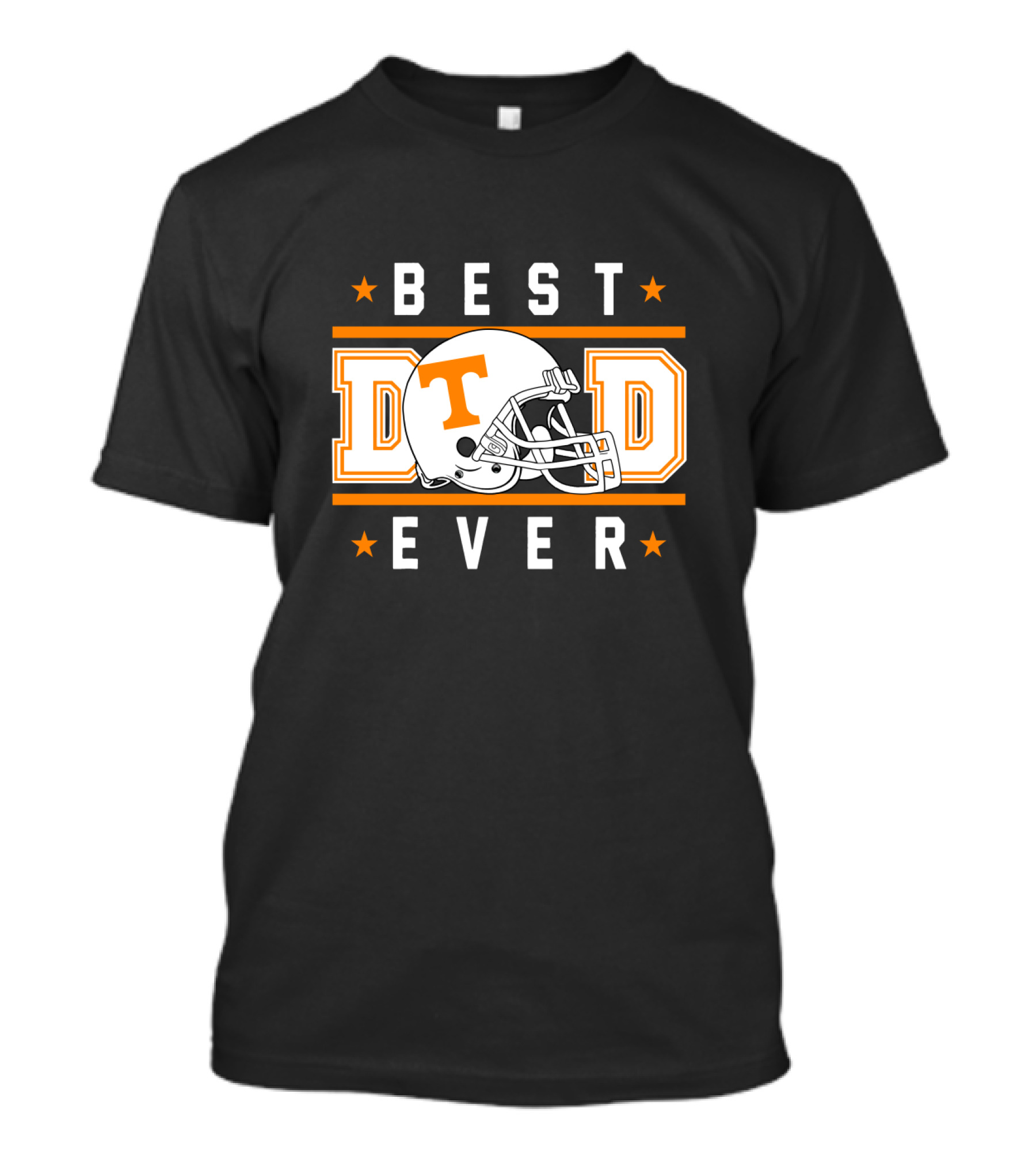 Best Dad Ever Tennessee Volunteers Football Helmet T-Shirt