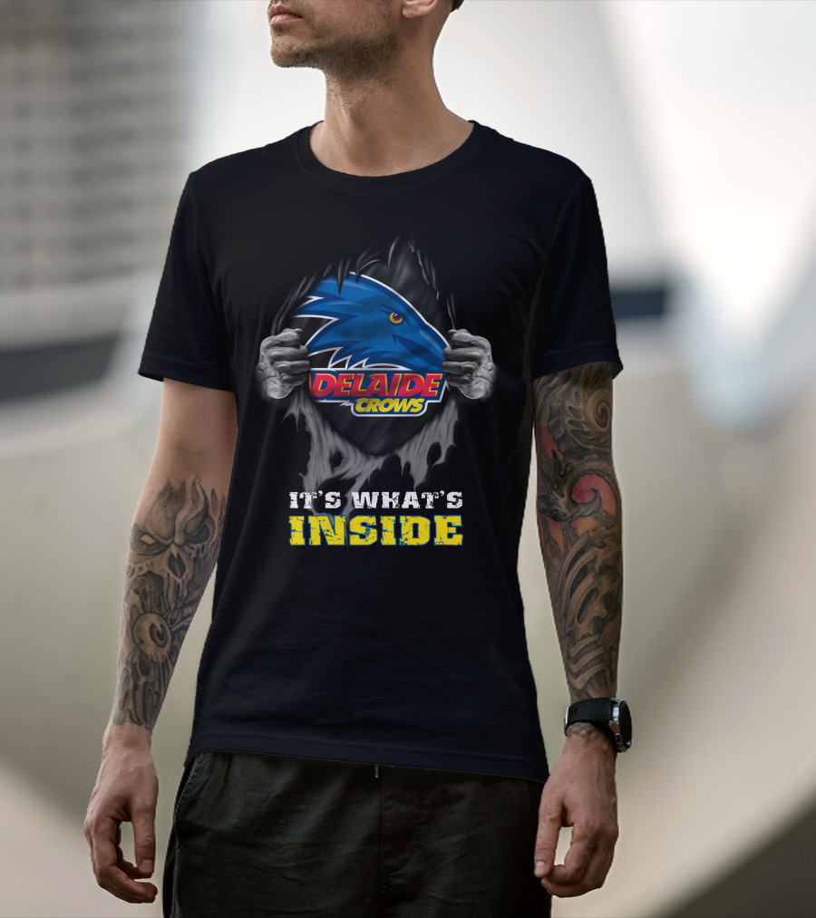 It's What's Inside Adelaide Crows Logo Burst T-Shirt