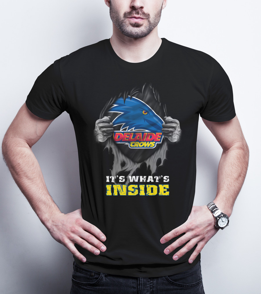 It's What's Inside Adelaide Crows Logo Burst T-Shirt