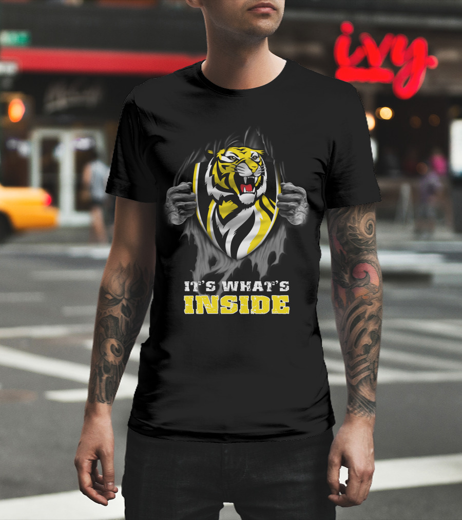 It's What's Inside Richmond Tigers Logo Peeling Effect T-Shirt
