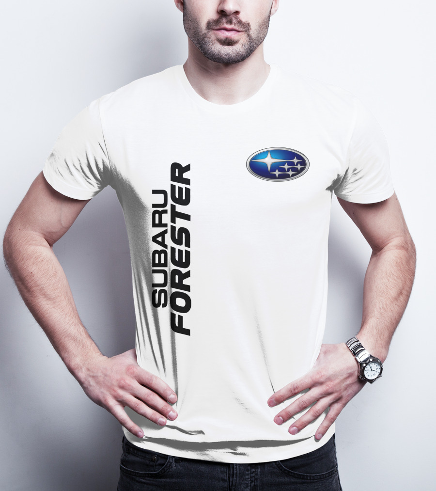 SUBARU FORESTER Logo Oval Badge T-Shirt