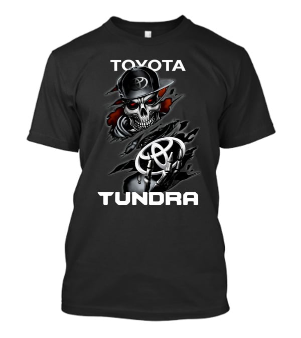 TOYOTA TUNDRA Skeleton Hoodie Emblem T-Shirt