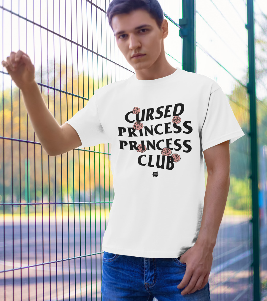 Cursed Princess Club Webtoon Merchandise Roses T-Shirt