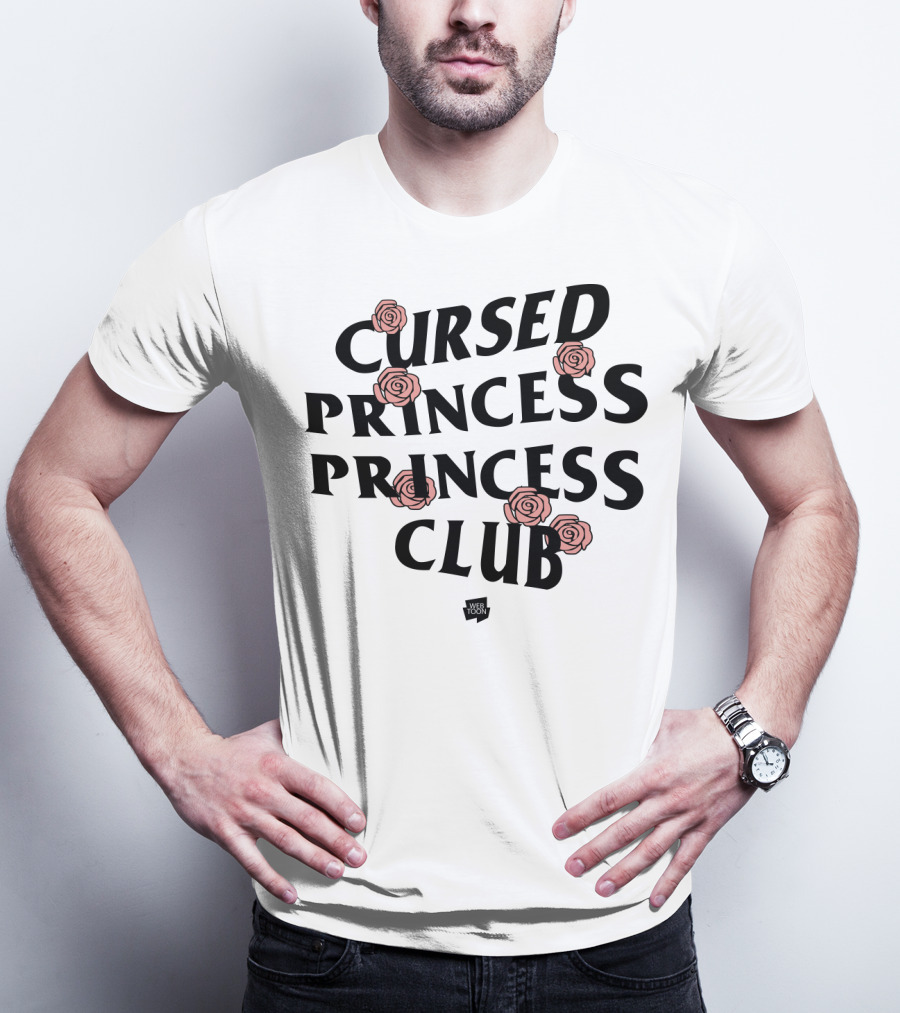 Cursed Princess Club Webtoon Merchandise Roses T-Shirt