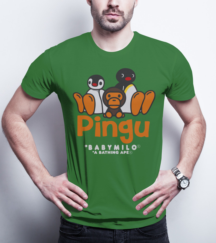 Pingu Baby Milo A Bathing Ape Collaboration T-Shirt