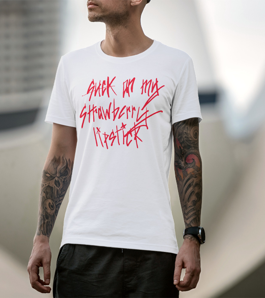 Yungblud Suck On My Strawberry Lipstick T-Shirt