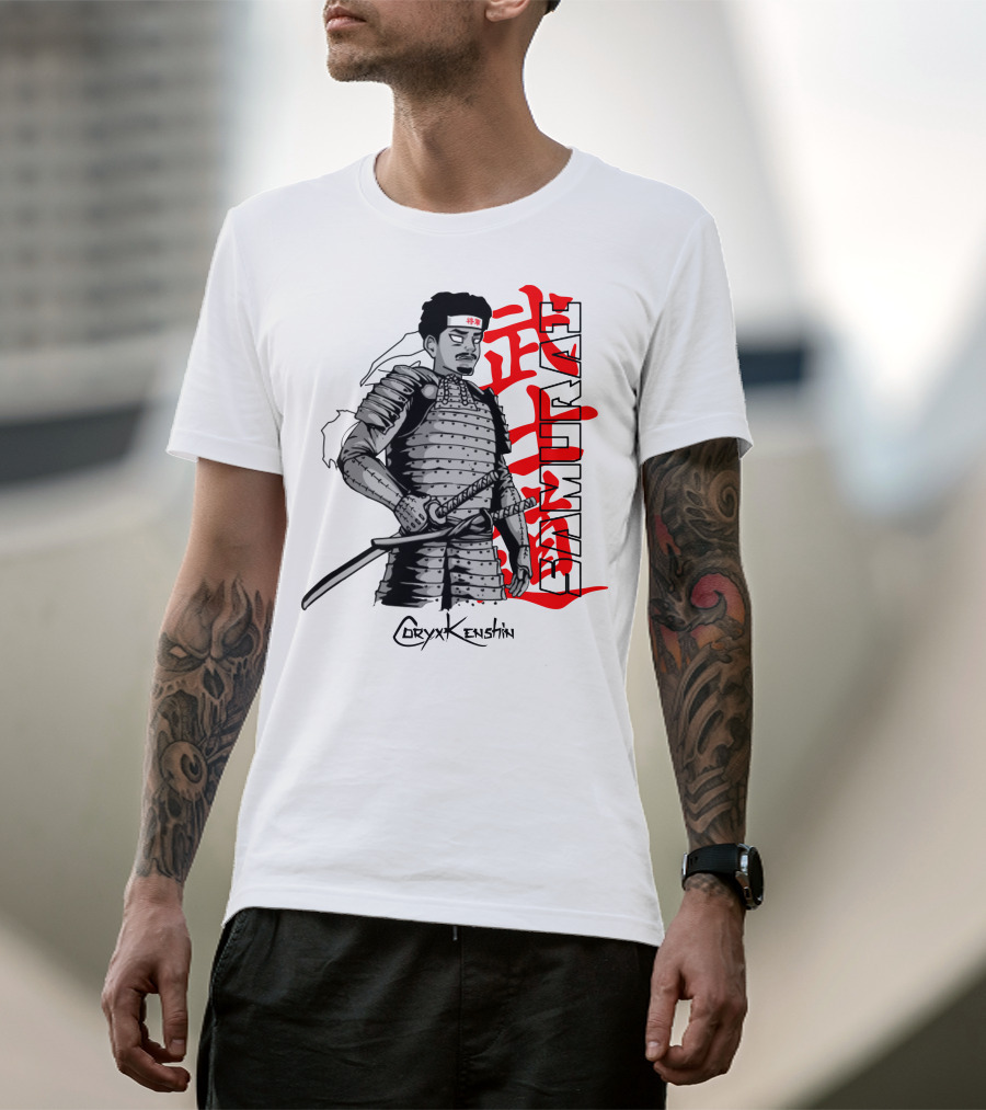 CoryxKenshin Samurai Warrior T-Shirt