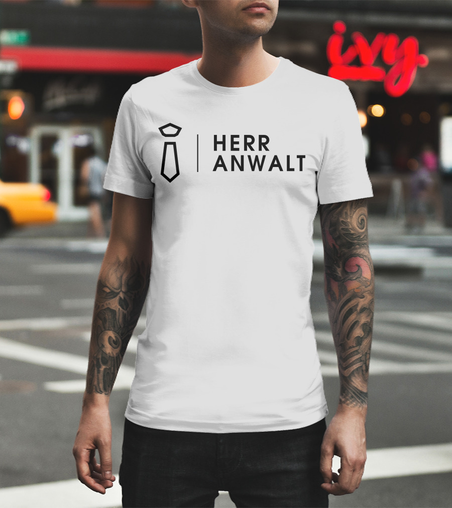 Herr Anwalt Tie T-Shirt