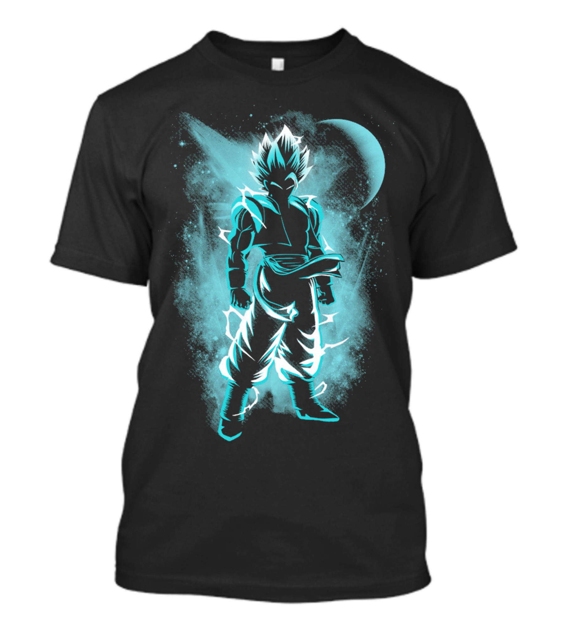 Fusion Warrior Super Saiyan Aura Moonlit Stance T-Shirt