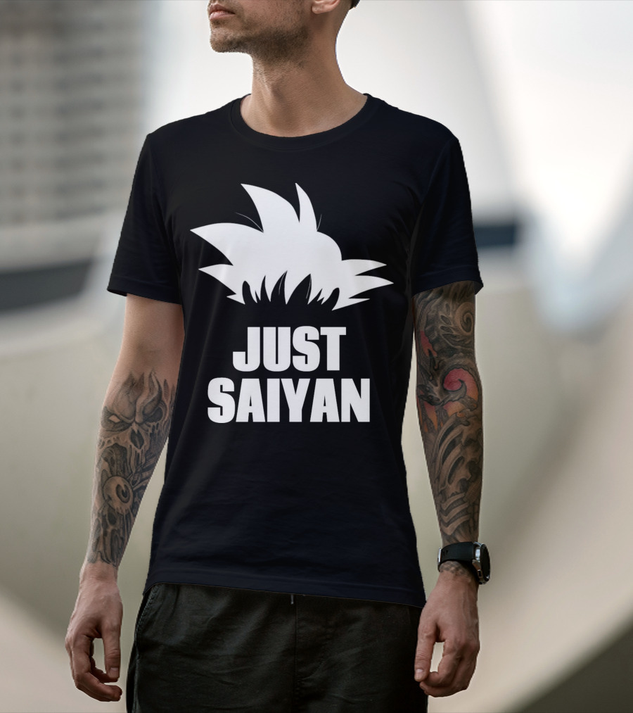 Just Saiyan Dragon Ball Z Super Saiyan Hair T-Shirt