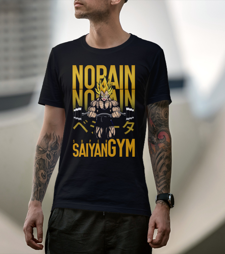 NO PAIN NO PAIN SUPER SAIYAN GYM T-Shirt