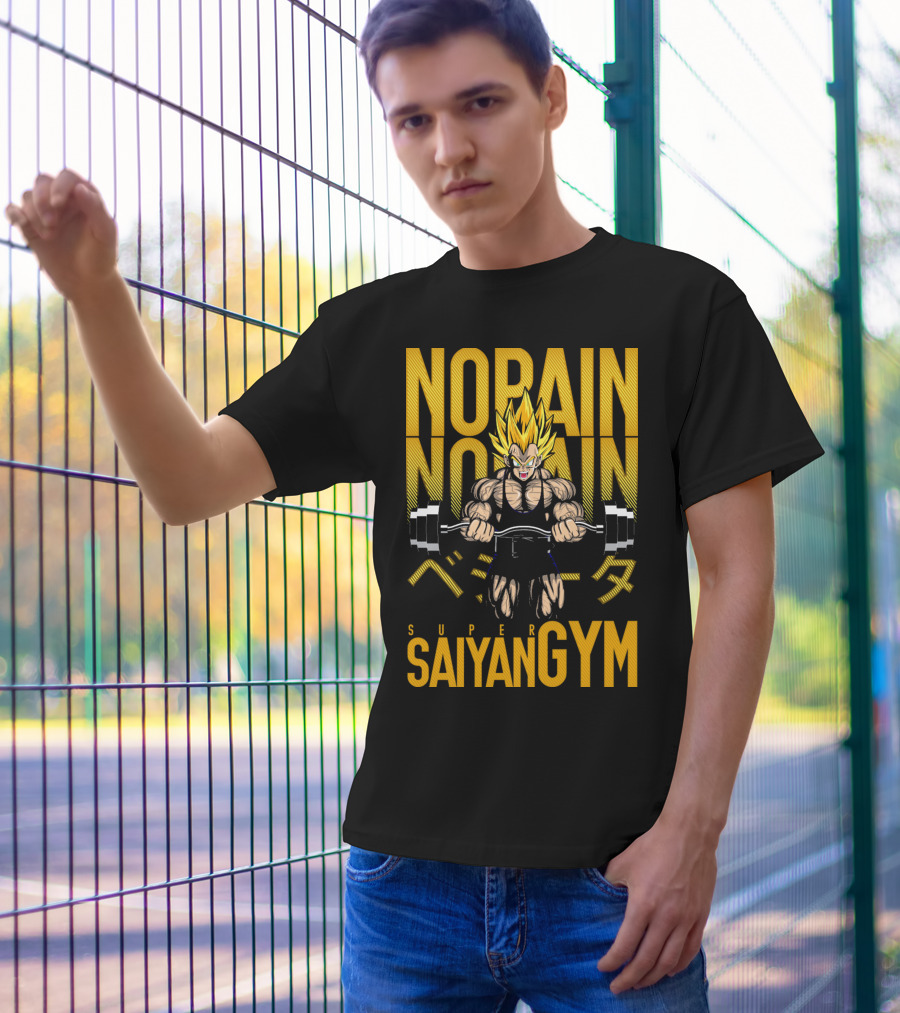 NO PAIN NO PAIN SUPER SAIYAN GYM T-Shirt