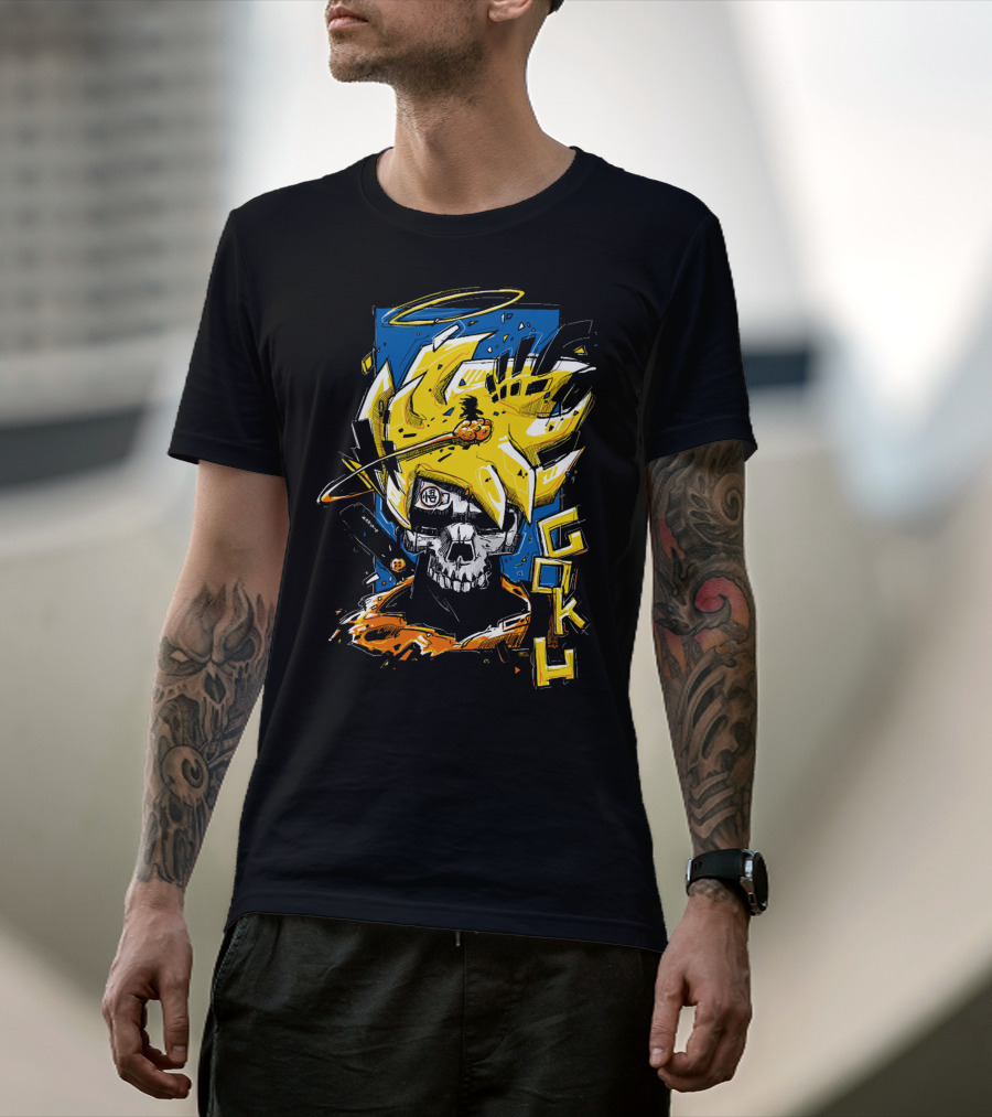 SkullGoku Super Saiyan Anime Fusion T-Shirt