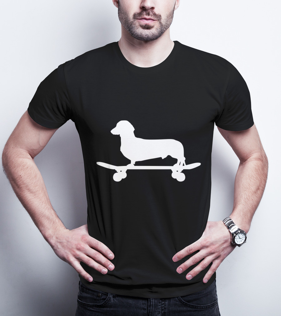 Dog Kute Skateboard T-Shirt