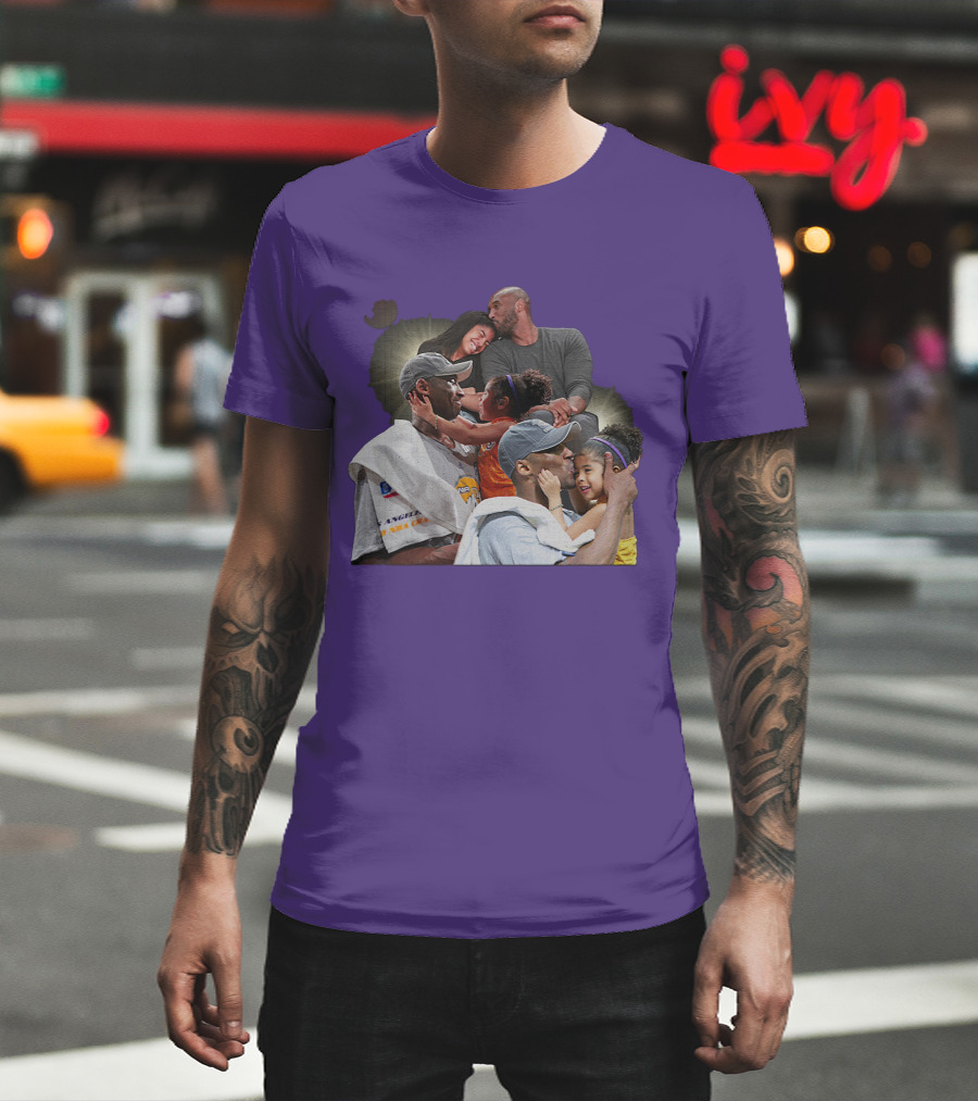 Kobe And Gigi Celebration Los Angeles Lakers Moments T-Shirt
