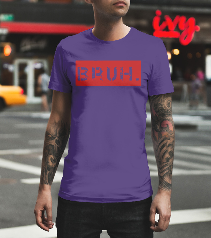Bruh Meme Funny Saying Brother Teens Greeting T-Shirt