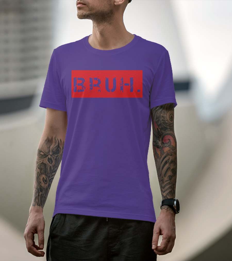 Bruh Meme Funny Saying Brother Teens Greeting T-Shirt