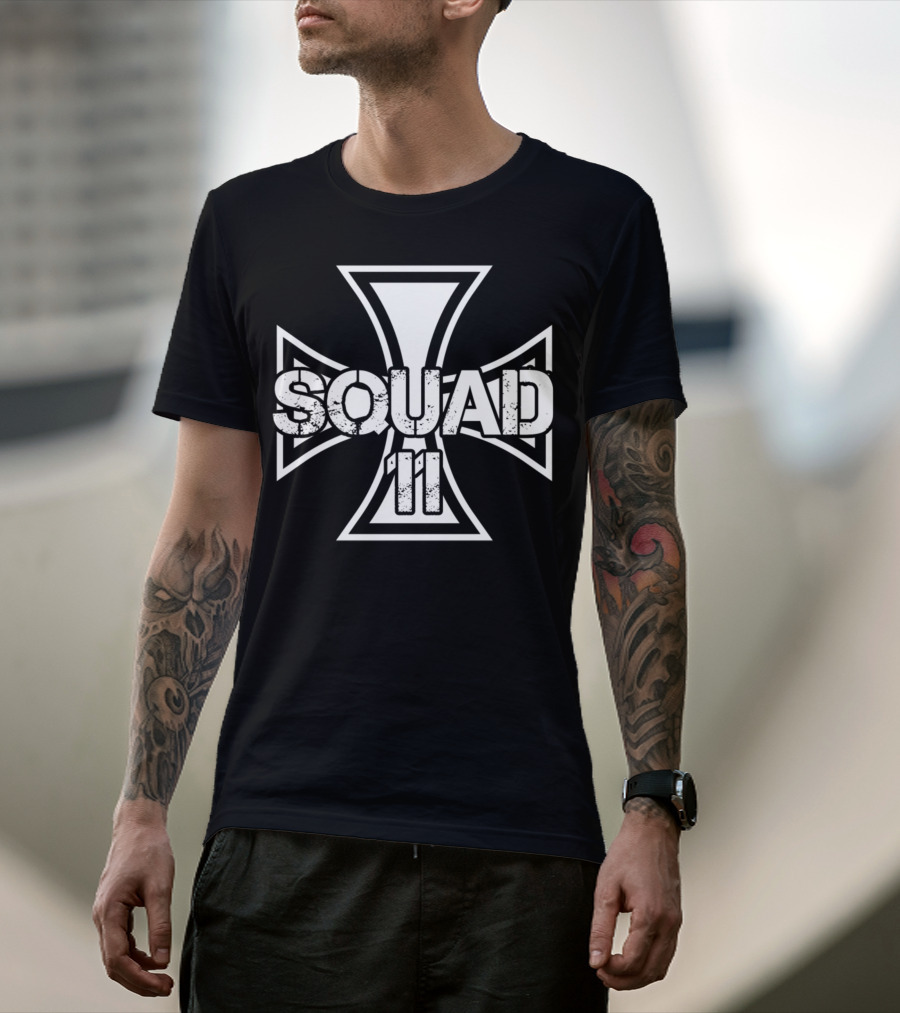 Biker Paintball Motorrad Squad Team Club 11 0744 T-Shirt
