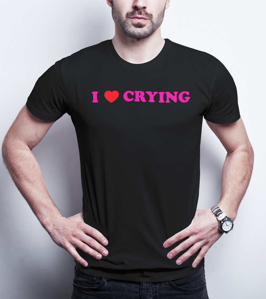 Gearment Eve I Love Heart Crying T-Shirt