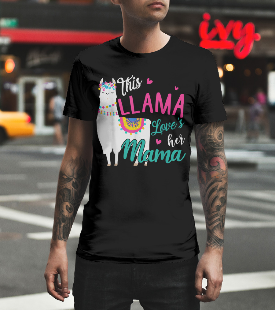This Llama Loves Her Mama Mother's Day T-Shirt