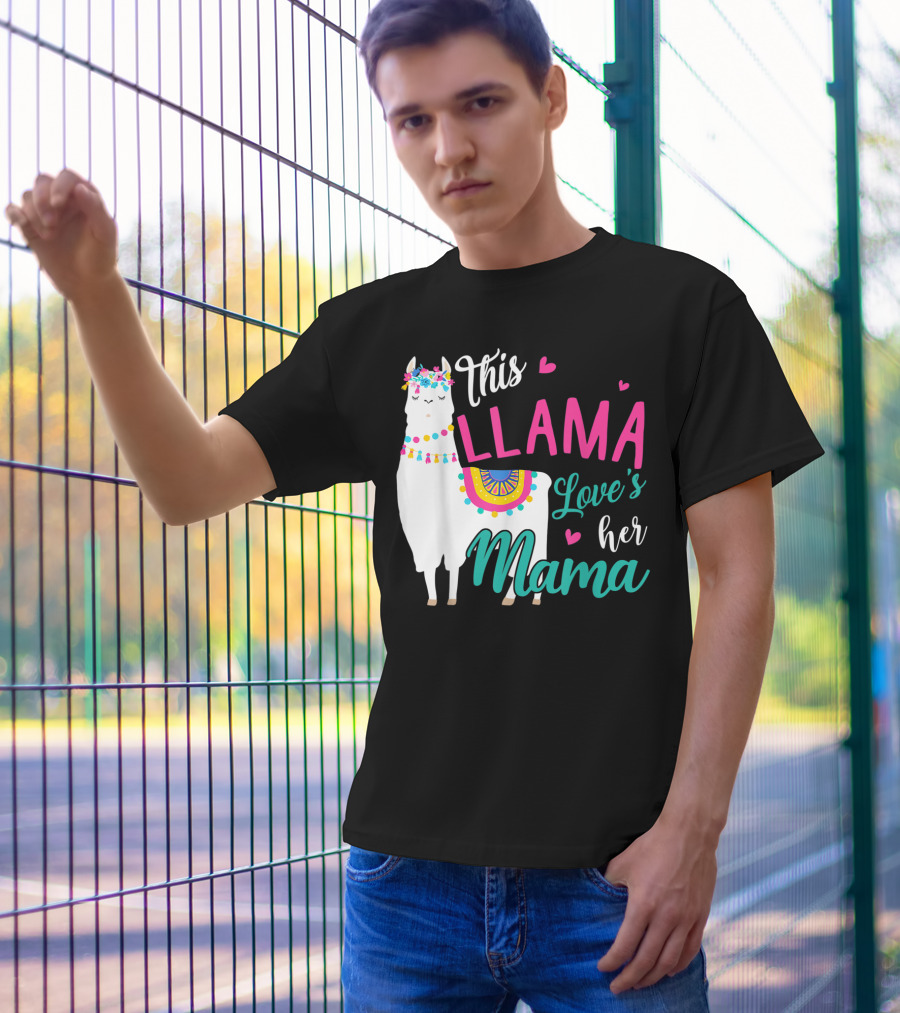 This Llama Loves Her Mama Mother's Day T-Shirt