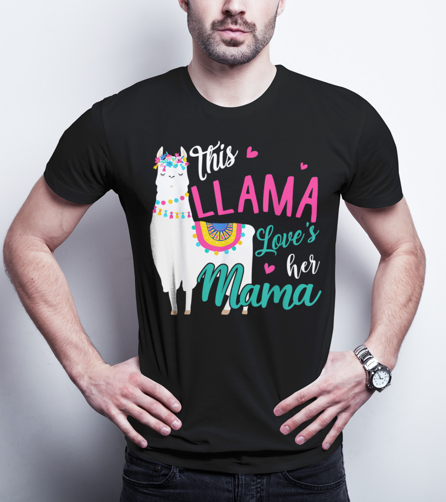 This Llama Loves Her Mama Mother's Day T-Shirt