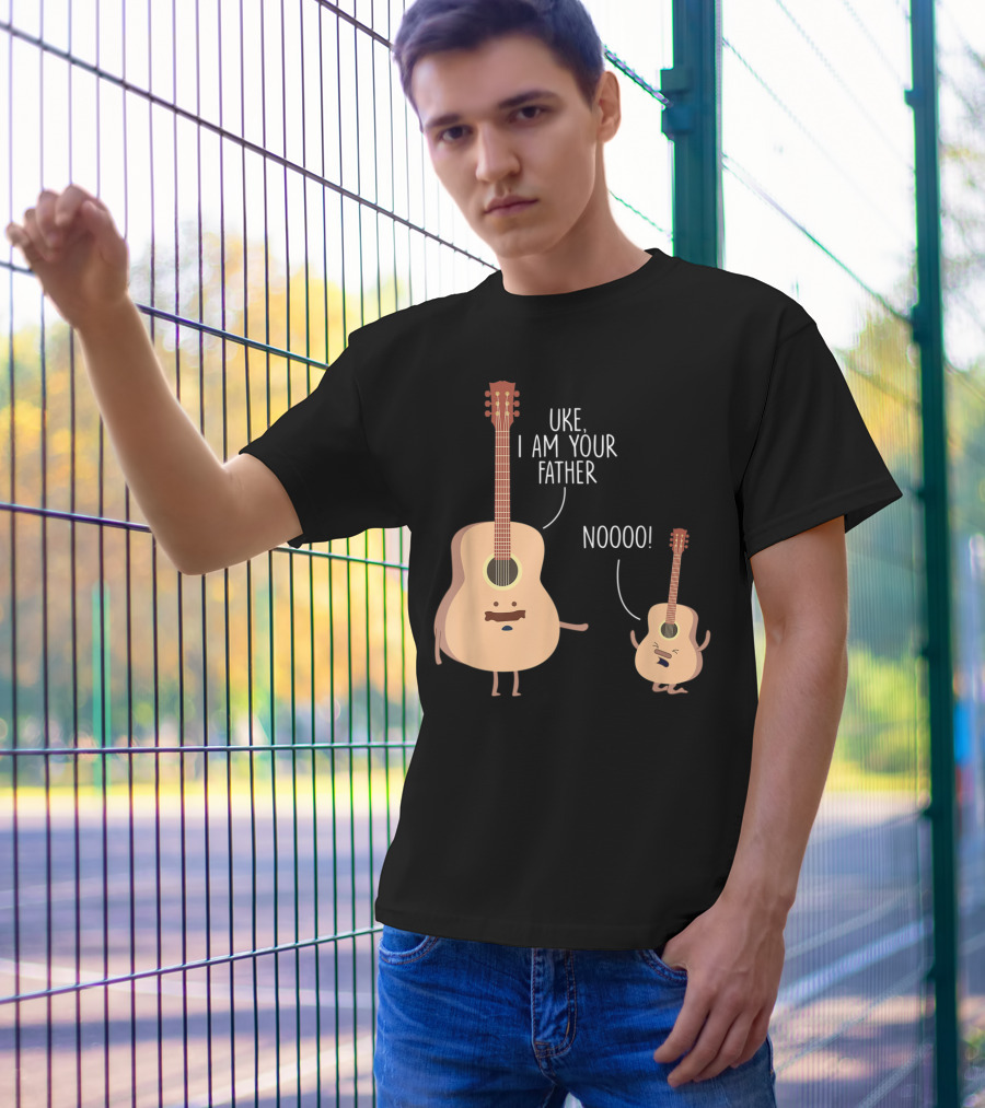 Uke I Am Your Father Ukulele Guitar NOOOO T-Shirt