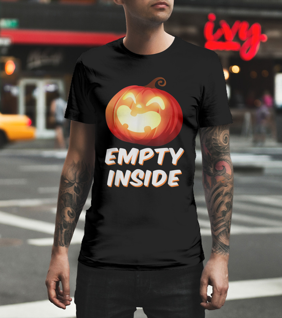 Empty Inside Halloween Pumpkin T-Shirt