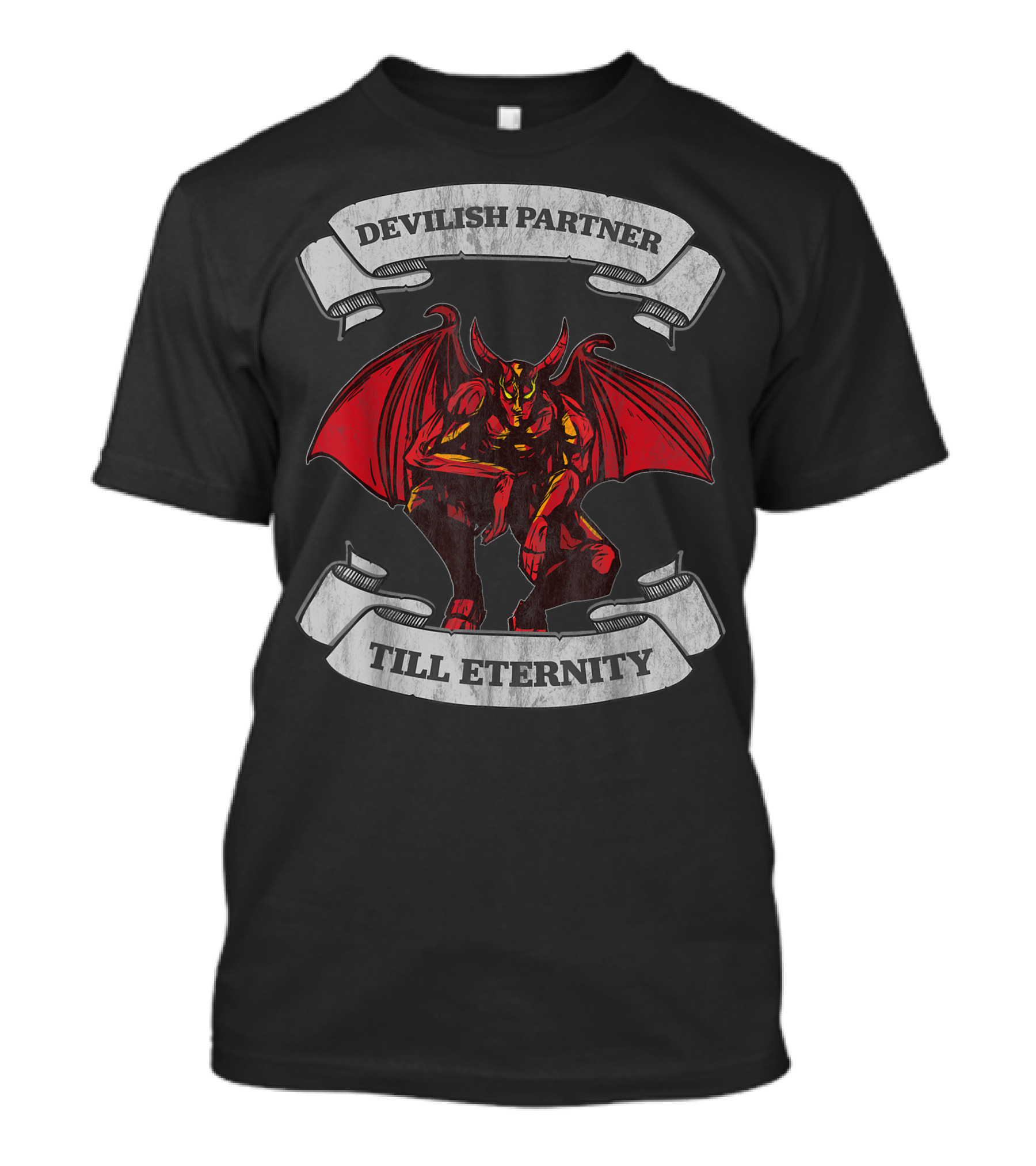 Devilish Partner Till Eternity Demon Couple T-Shirt