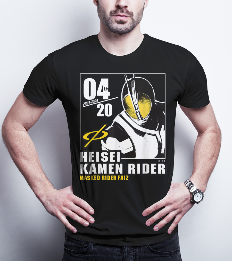 04 2003-2004 Heisei Kamen Rider Masked Rider Faiz T-Shirt