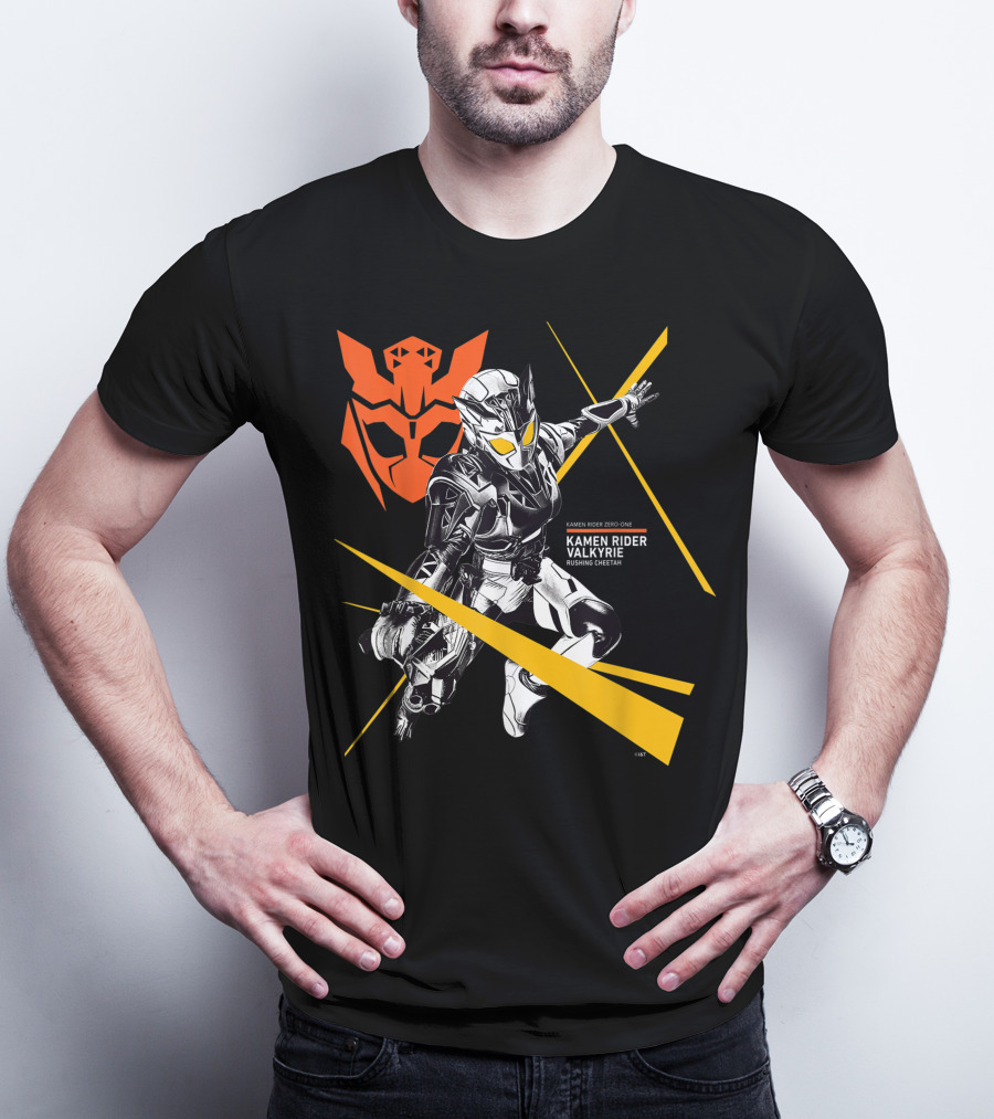 Kamen Rider Valkyrie Rushing Cheetah Zero-One Crossover T-Shirt
