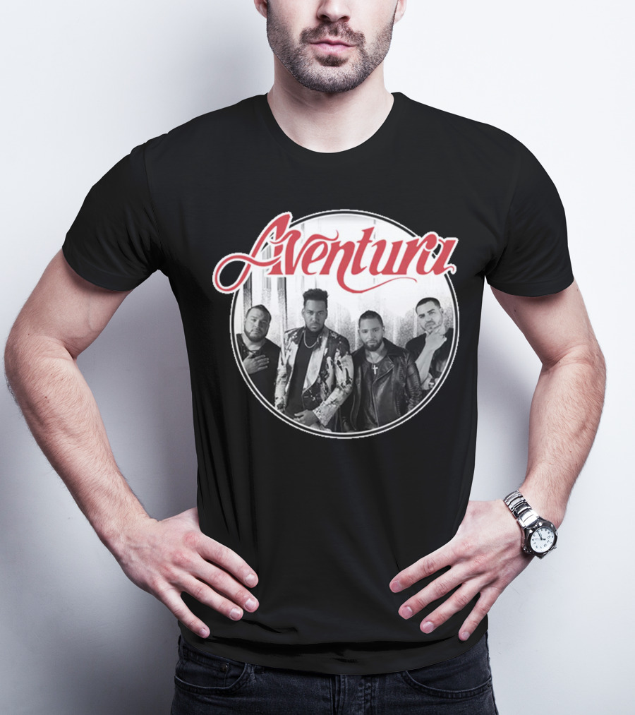 Aventura Inmortal Band Members Photo T-Shirt