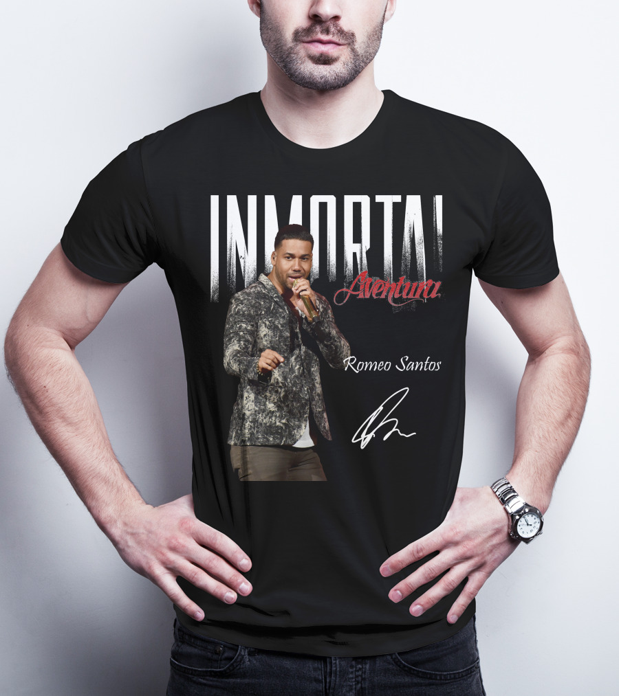 INMORTAL Aventura Romeo Santos Signature T-Shirt