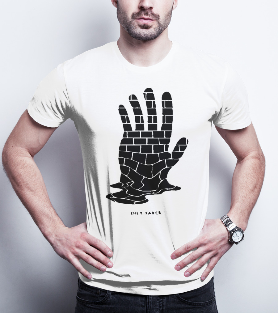 Chet Faker Built On Glass 2 Brick Hand T-Shirt