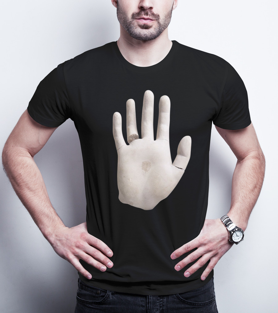Built On Glass Hand Sculpture T-Shirt