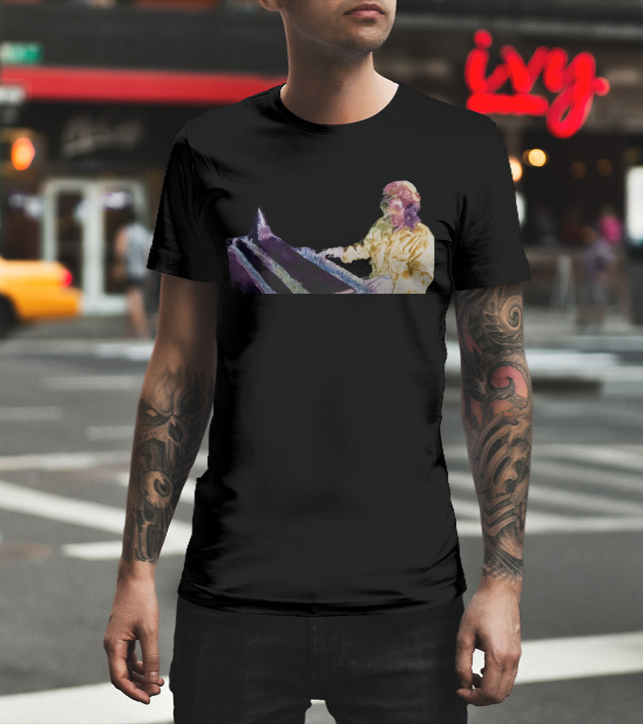 Get High Psychedelic Piano Player T-Shirt