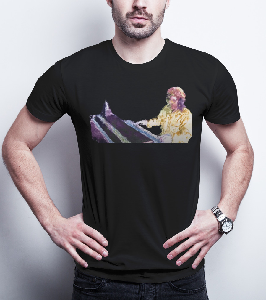 Get High Psychedelic Piano Player T-Shirt