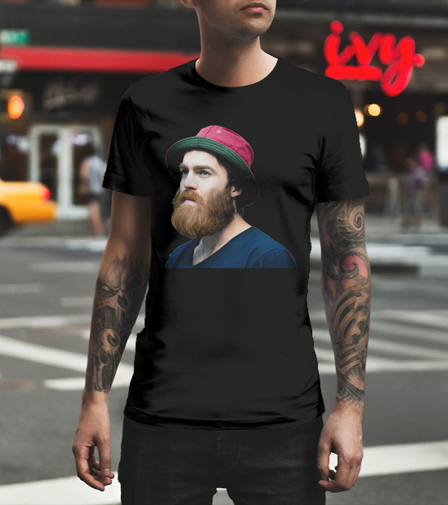 Chet Faker 2 Red And Green Bucket Hat Beard T-Shirt