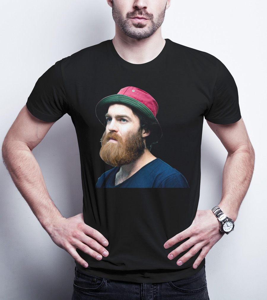 Chet Faker 2 Red And Green Bucket Hat Beard T-Shirt