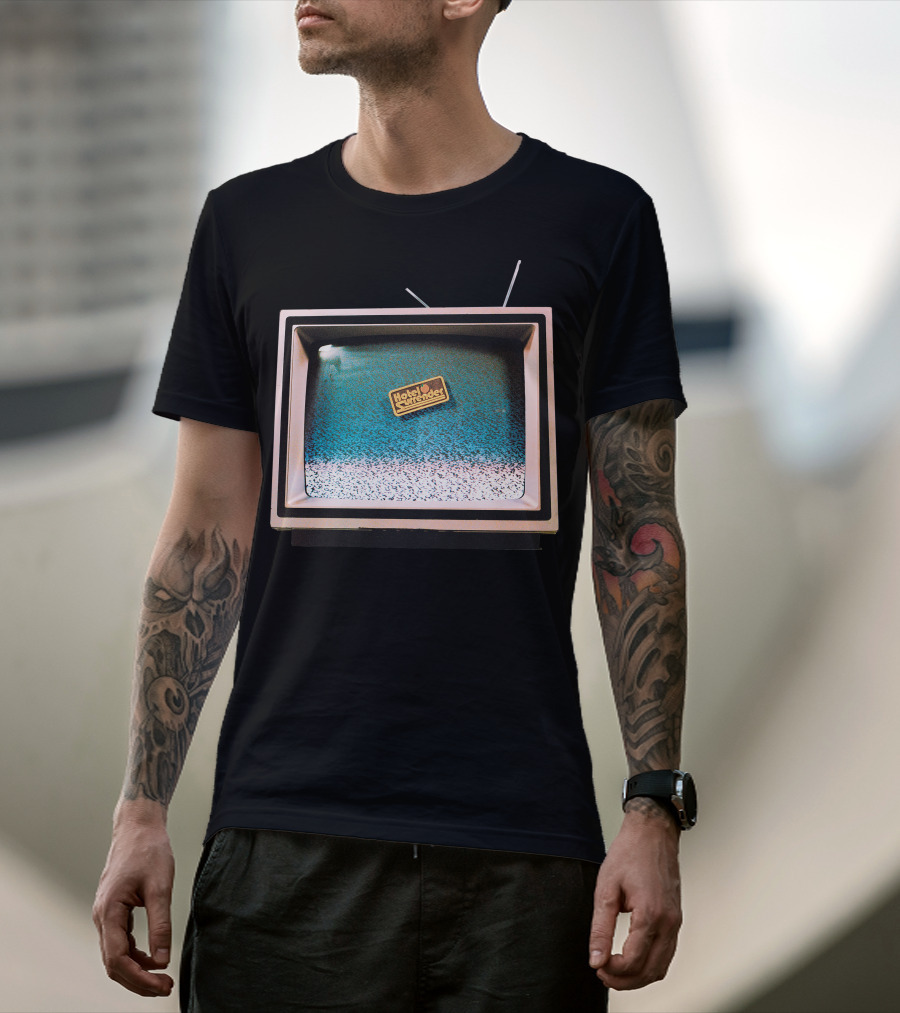 Hotel Surrender TV Static Retro Television T-Shirt