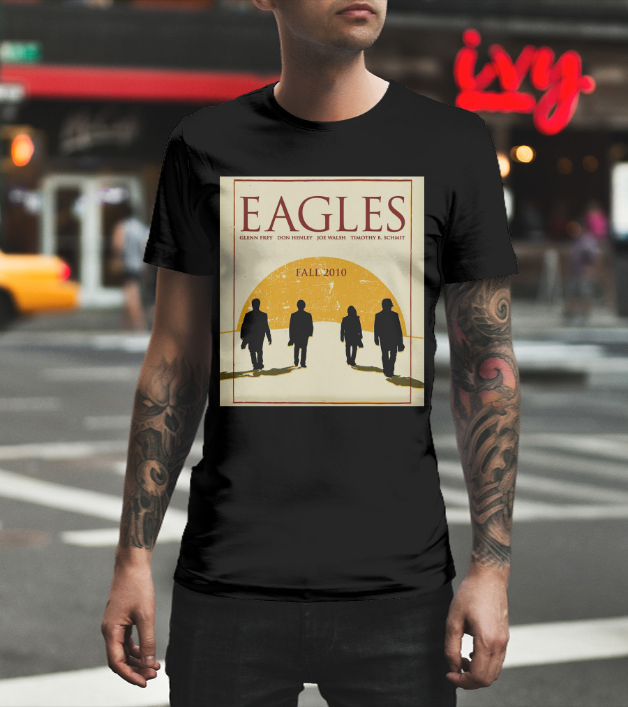 Eagles Fall 2010 Glenn Frey Don Henley Joe Walsh Timothy B. Schmit T-Shirt