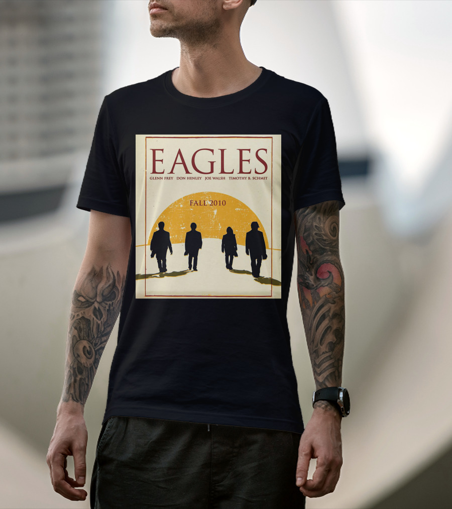 Eagles Fall 2010 Glenn Frey Don Henley Joe Walsh Timothy B. Schmit T-Shirt