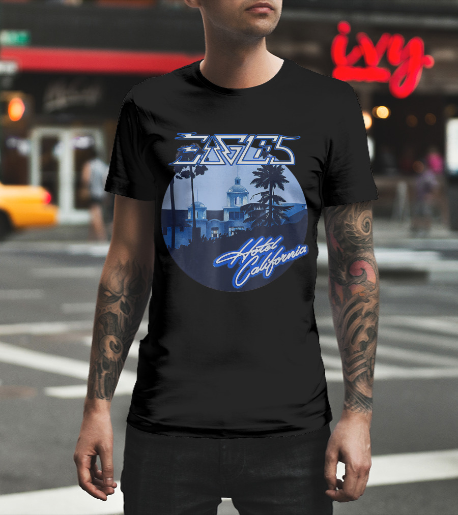 Eagles Hotel California Retro Vintage Band Music T-Shirt