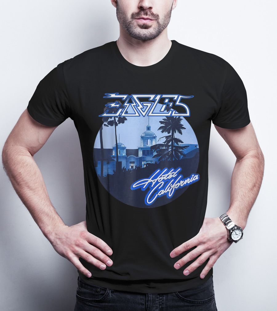 Eagles Hotel California Retro Vintage Band Music T-Shirt