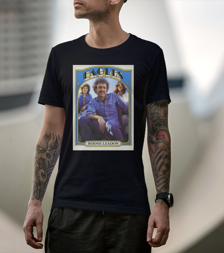 Eagles Bernie Leadon Vintage Card T-Shirt