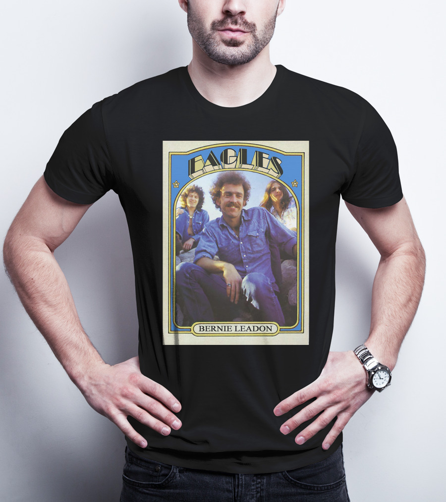 Eagles Bernie Leadon Vintage Card T-Shirt