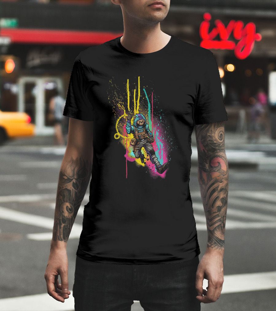 Ozuna X Duty Call Astronaut Graffiti Art Vibes T-Shirt