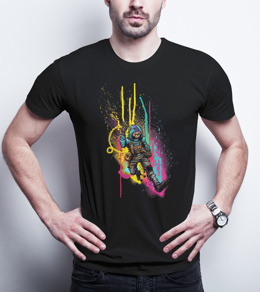 Ozuna X Duty Call Astronaut Graffiti Art Vibes T-Shirt